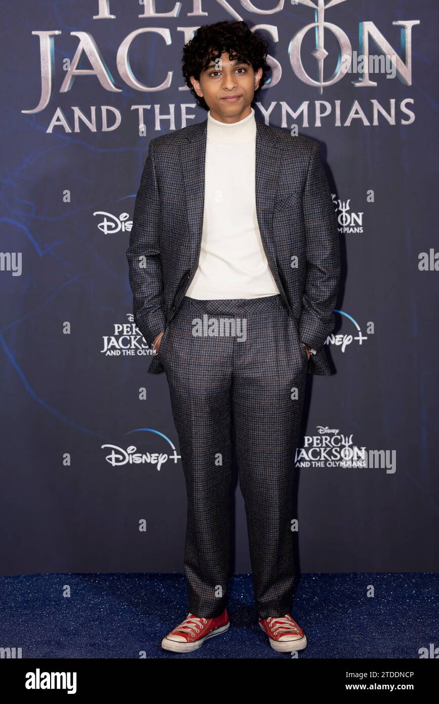 Aryan Simhadri poses for photographers upon arrival at the premiere of ...