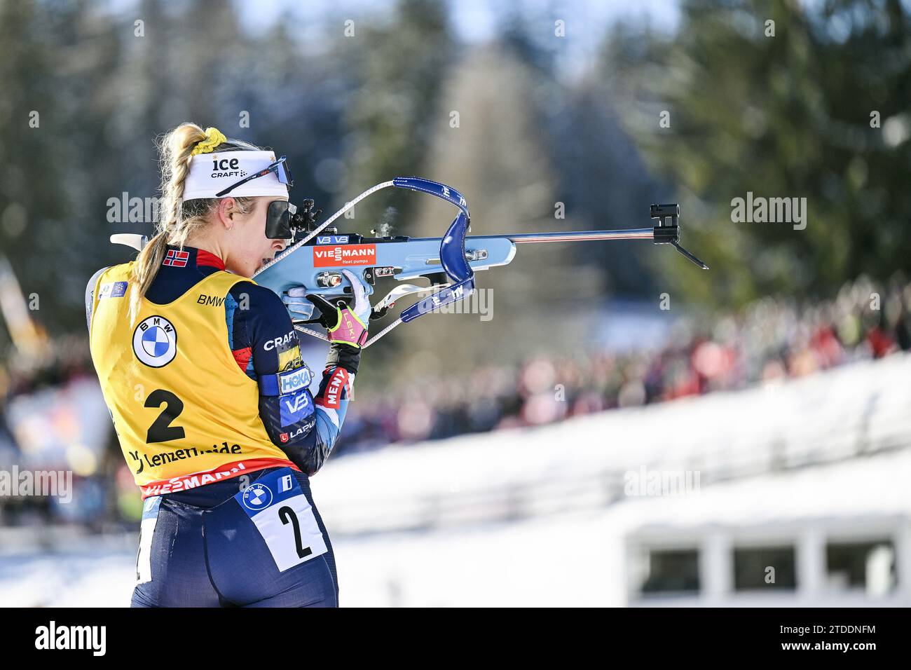 Ingrid Landmark Tandrevold of Norway competes during the women's 10 km ...