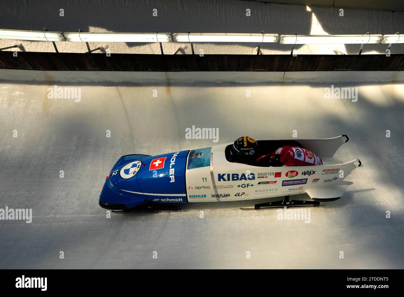 Switzerland's Simon Friedli with Luca Rolli compete in the 2-man ...