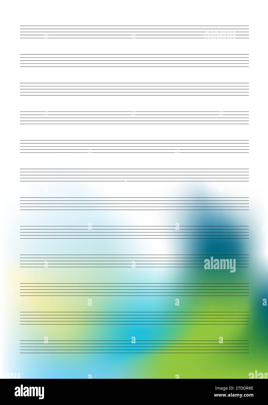 Melody note template. Colorful Abstract background Stock Vector Image ...