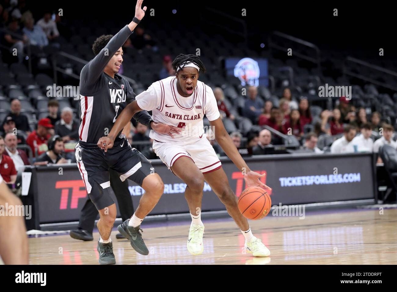 PHOENIX, AZ - DECEMBER 16: Santa Clara Broncos guard Adama Bal #4 ...