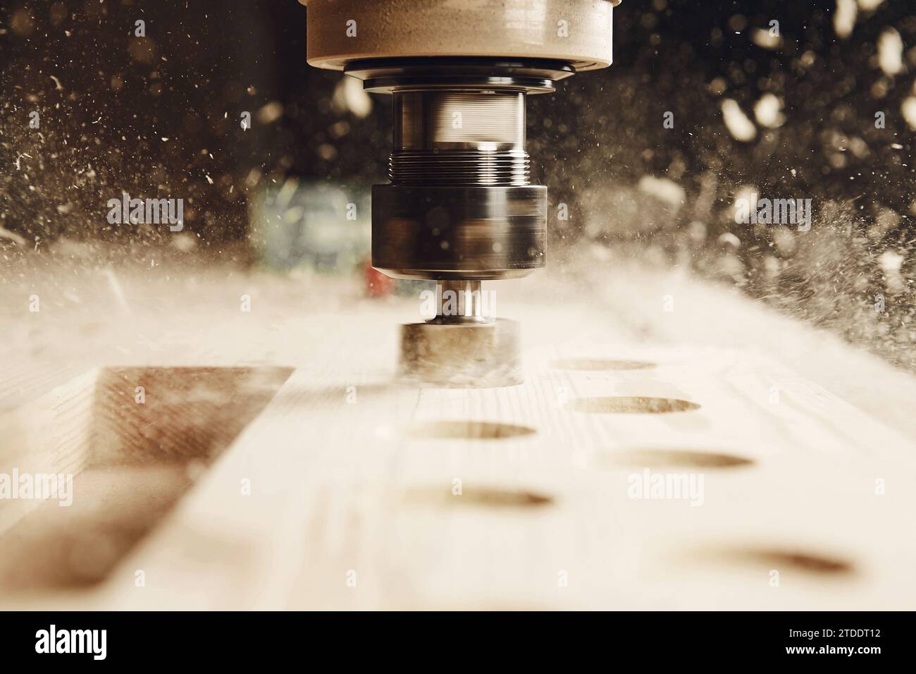 Cnc wood cutting cutter, machine with numerical control Stock Photo - Alamy