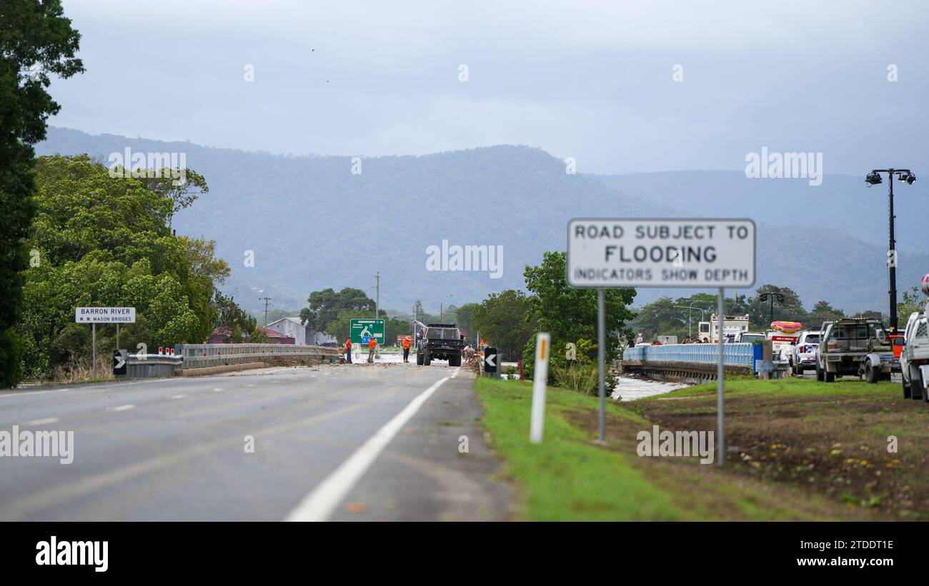 Cairns, Australia. 18th Dec, 2023. Barron Bridge along the Captain Cook ...