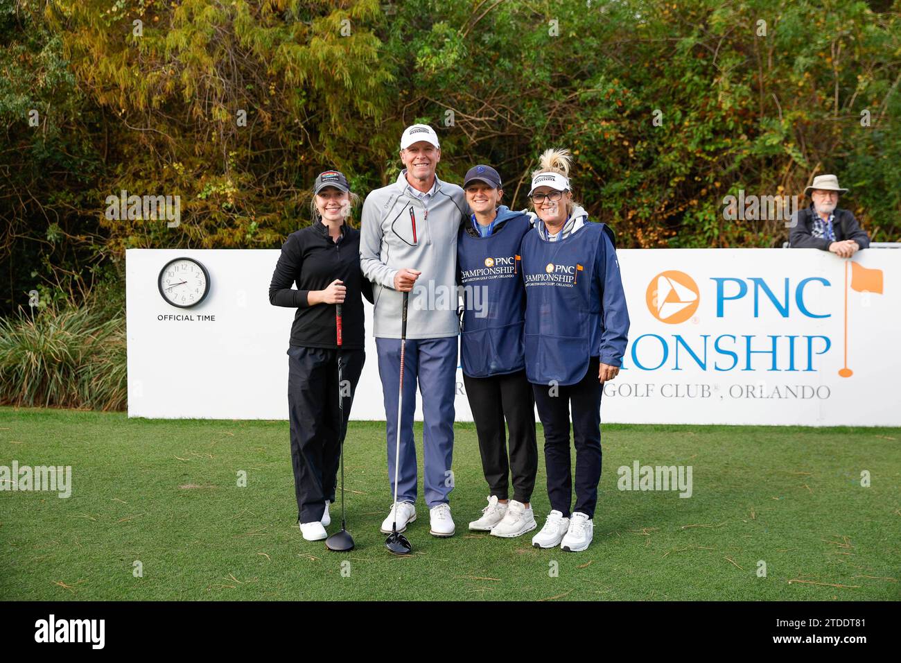 December 15, 2023: Steve Stricker, Izzy Stricker, and family during the ...