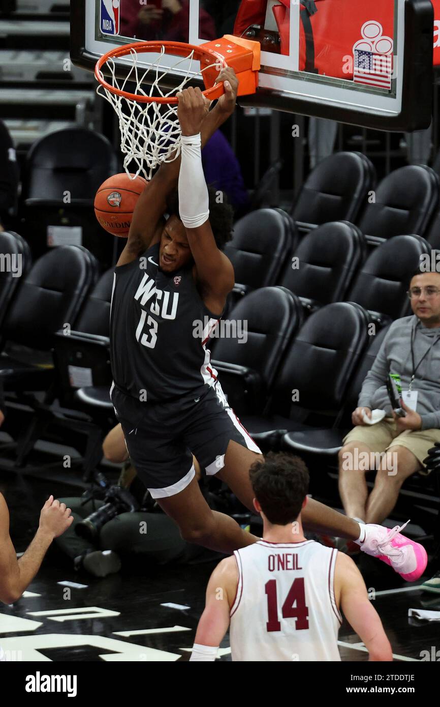 PHOENIX, AZ - DECEMBER 16: Washington State Cougars forward Isaac Jones ...