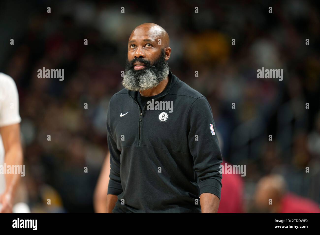 Brooklyn Nets head coach Jacque Vaughn in the second half of an NBA ...