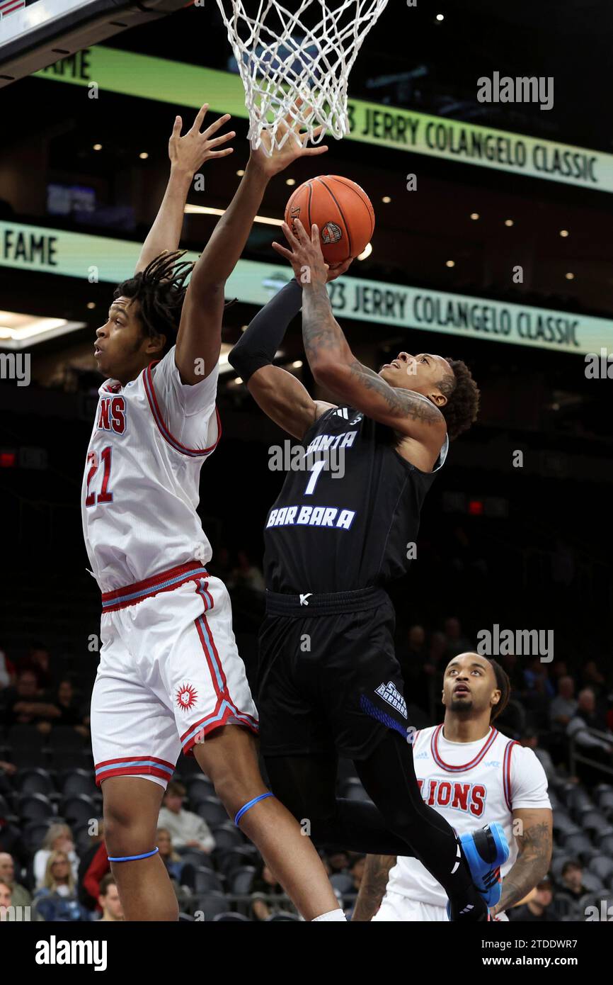 PHOENIX, AZ - DECEMBER 16: UC Santa Barbara Gauchos guard Josh Pierre ...