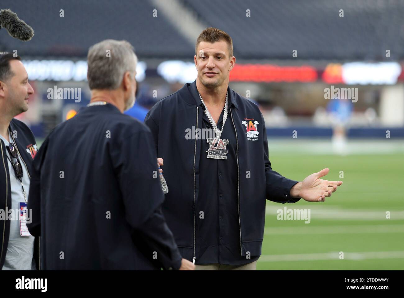 December 16, 2023 - Rob Gronkowski on the field prior to the Starco ...