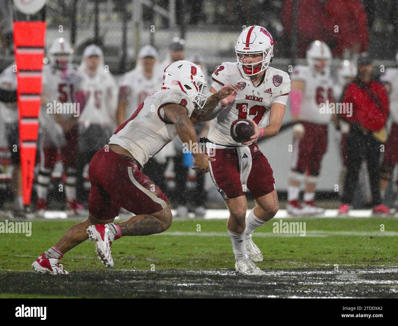 December 16, 2023: Miami (Oh) quarterback Henry Hesson (12) prepares to ...