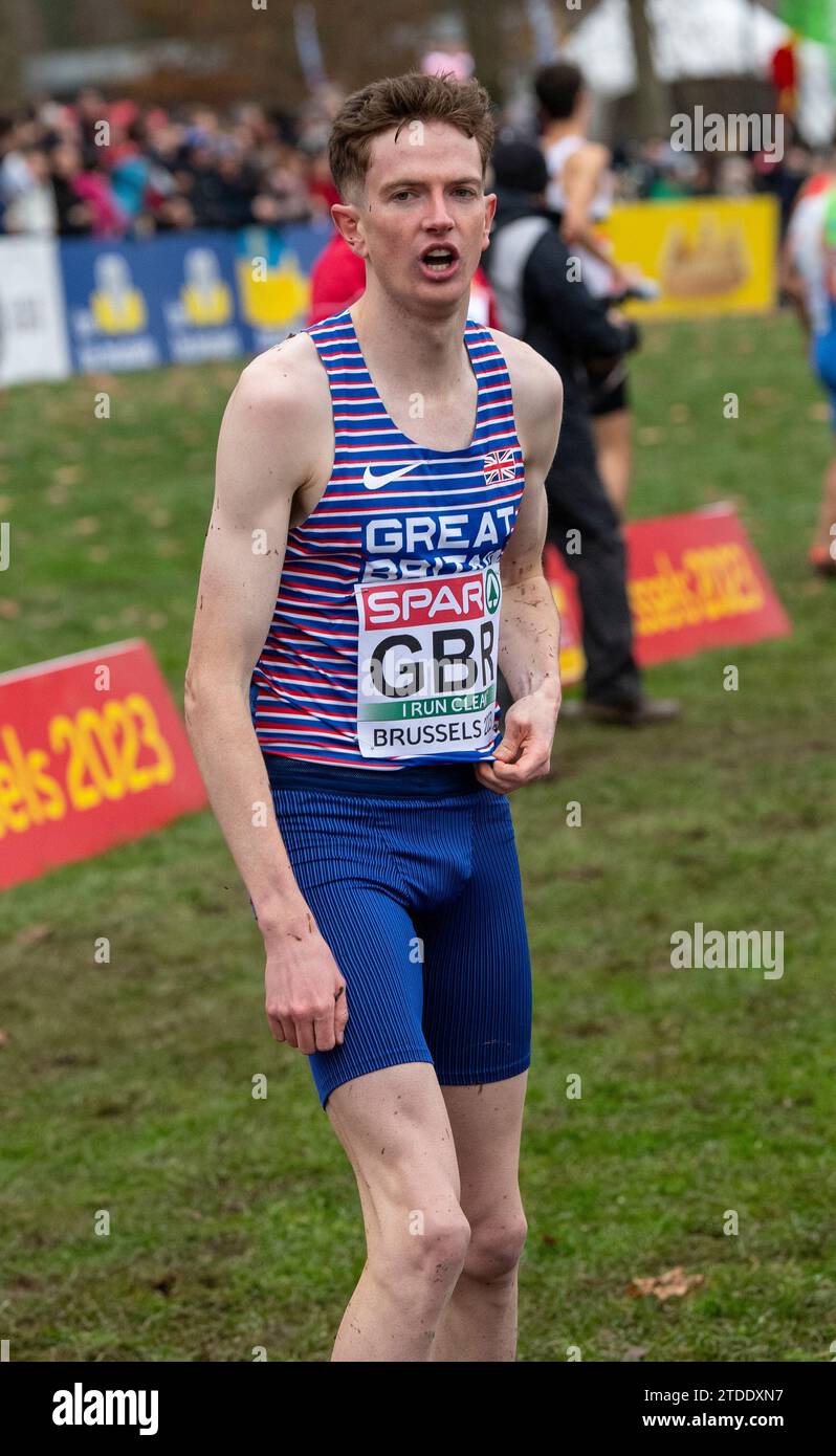 Adam Fogg of Great Britain & NI competing in the mixed relay race at ...
