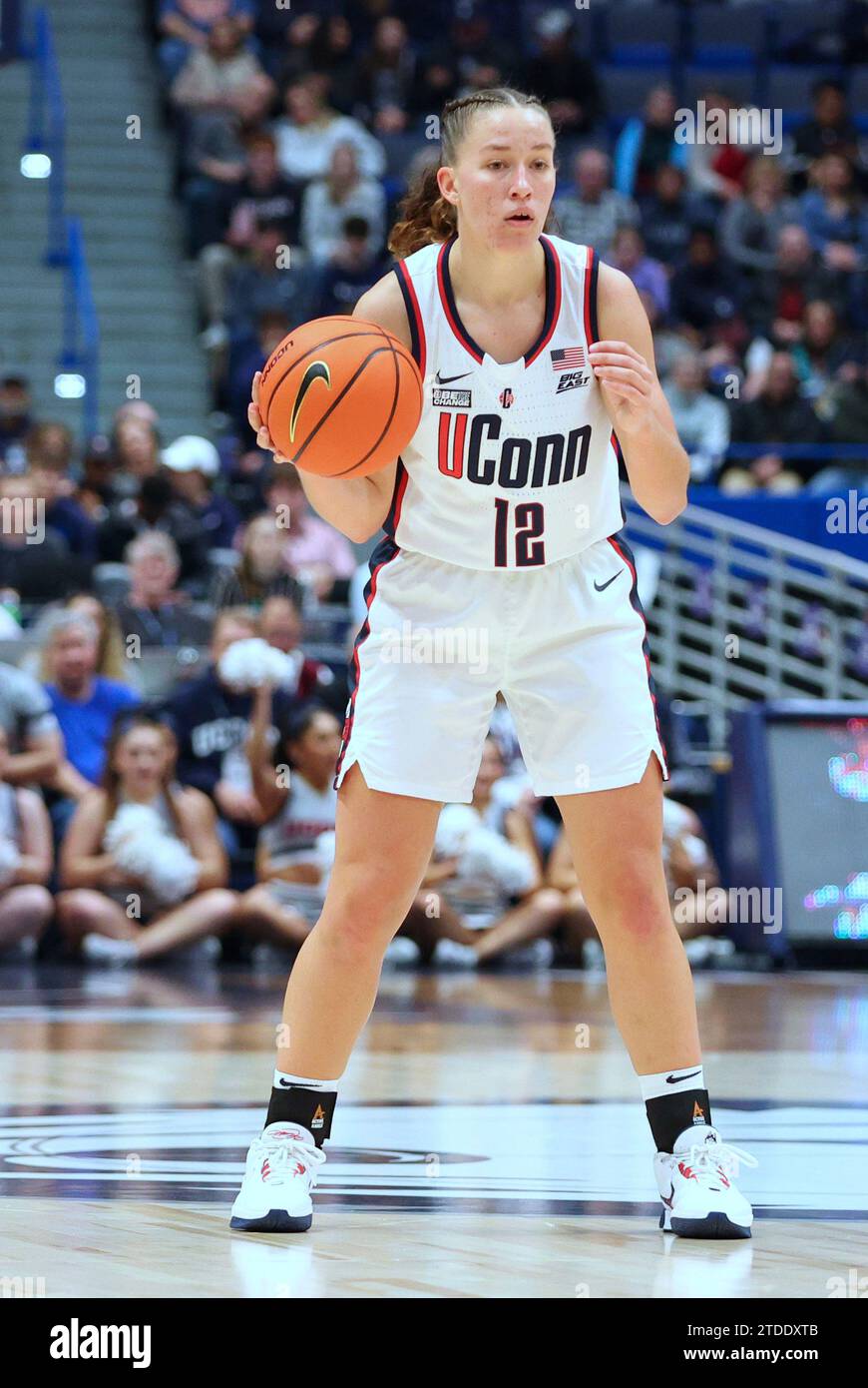 HARTFORD, CT - DECEMBER 16: UConn Huskies guard Ashlynn Shade (12) with ...
