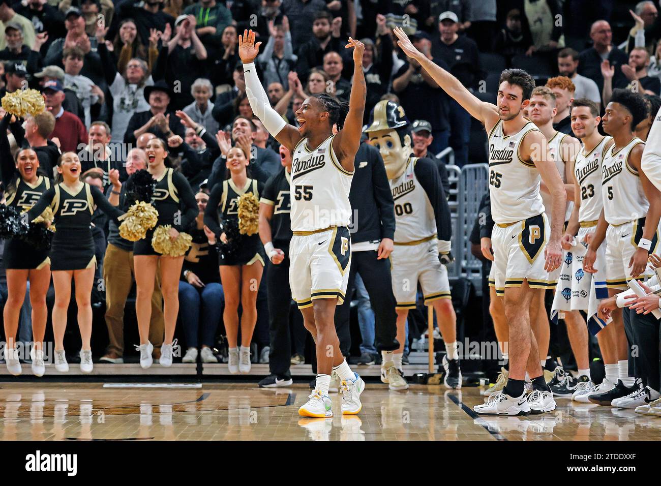 INDIANAPOLIS, IN - DECEMBER 16: Purdue Boilermakers guard Lance Jones ...