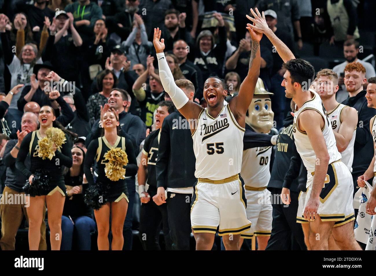 INDIANAPOLIS, IN - DECEMBER 16: Purdue Boilermakers guard Lance Jones ...