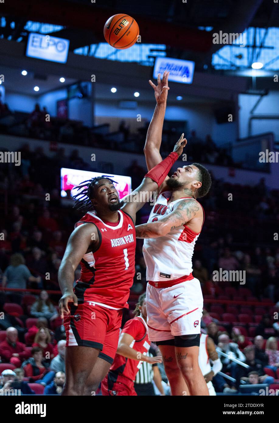 Western Kentucky forward Rodney Howard (0) shoots as Austin Peay ...
