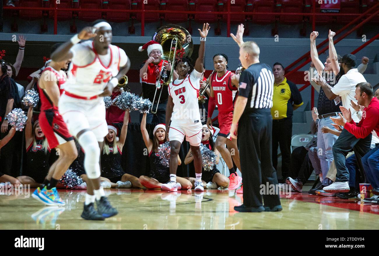 People celebrate after Western Kentucky guard Jalen Jackson (3 ...