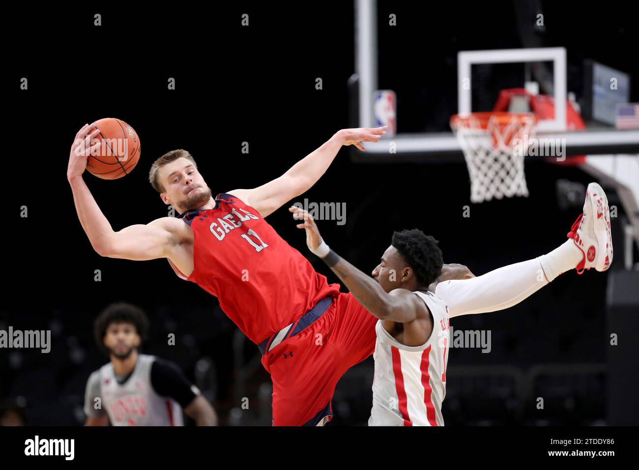 PHOENIX, AZ - DECEMBER 16: St. Mary's Gaels center Mitchell Saxen #11 ...