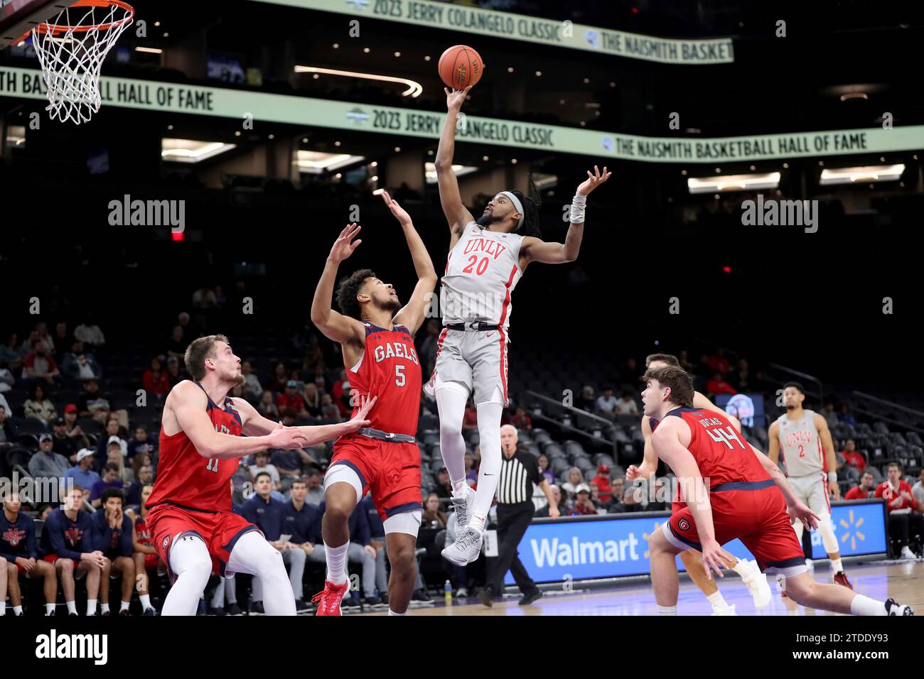 PHOENIX, AZ - DECEMBER 16: UNLV Rebels forward Keylan Boone #20 shoots ...