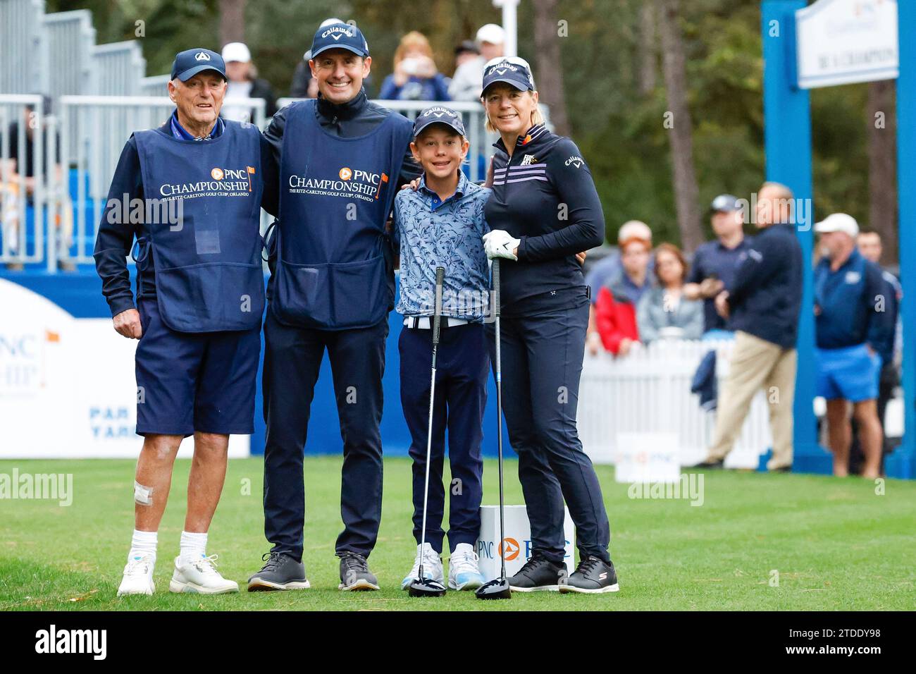 December 16, 2023: Annika Sorenstam and family during Round One of the ...