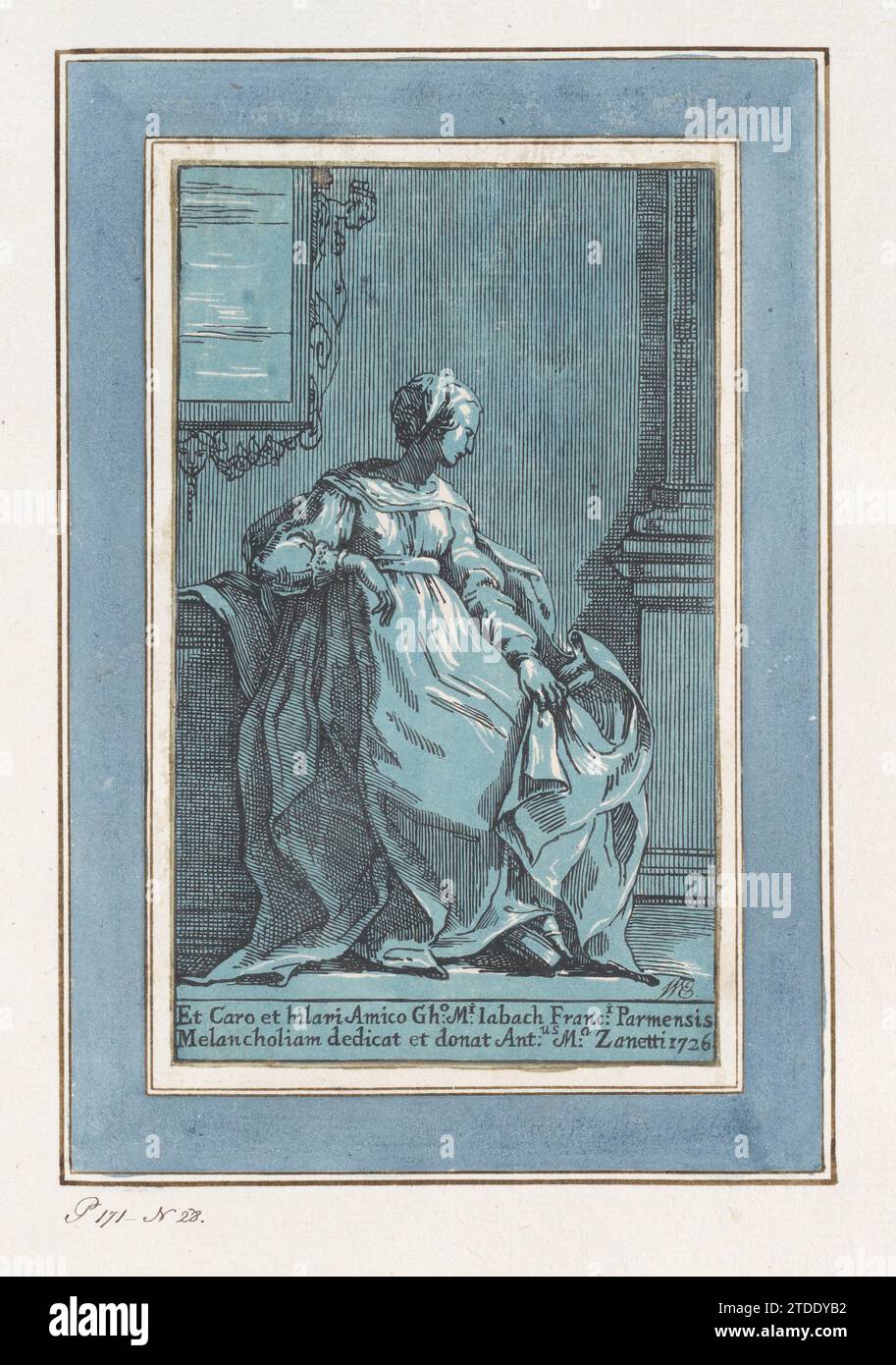 Woman Seated in Room (Melancholy) 1932 by Parmigianino (Girolamo ...