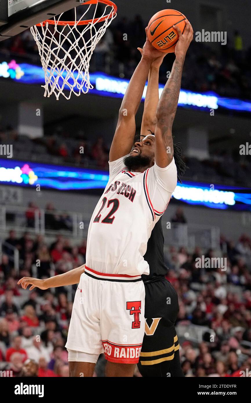 Texas Tech forward Warren Washington (22) is fouled taking a shot by ...