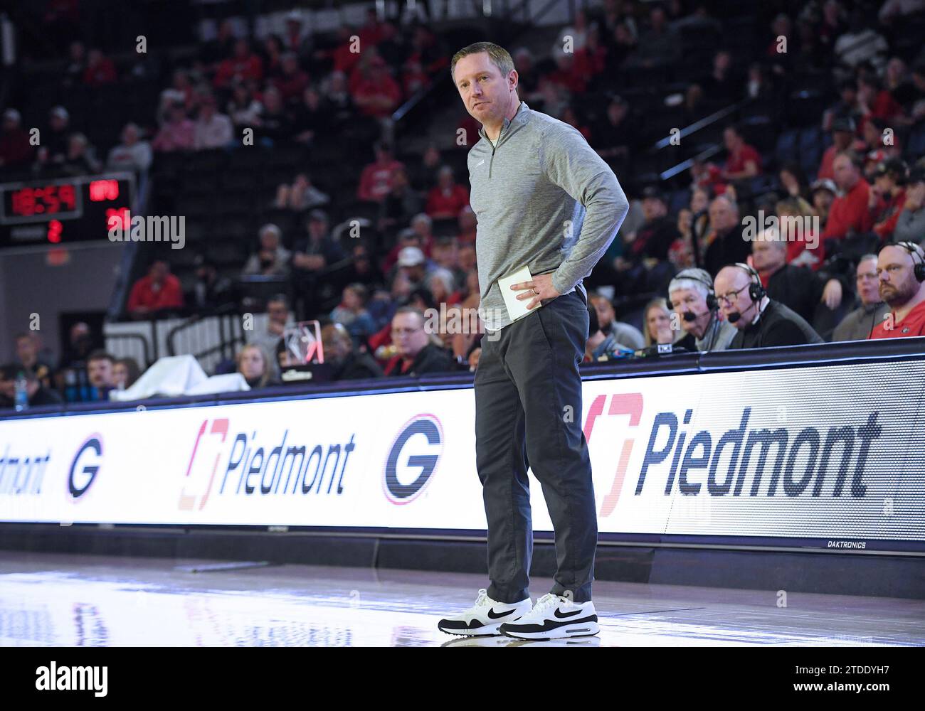 ATHENS, GA - DECEMBER 16: Georgia Bulldogs Head Coach Mike White looks ...