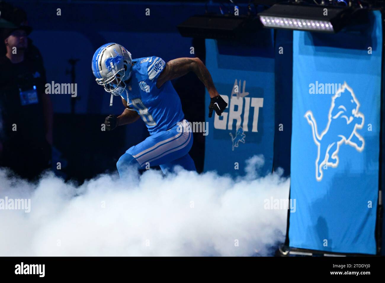 Detroit Lions wide receiver Josh Reynolds runs out during player ...