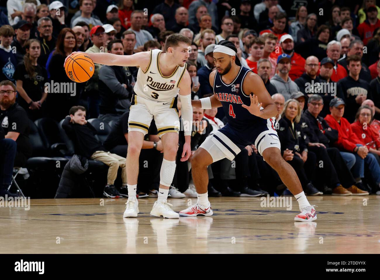 INDIANAPOLIS, IN - DECEMBER 16: Purdue Boilermakers guard Braden Smith ...