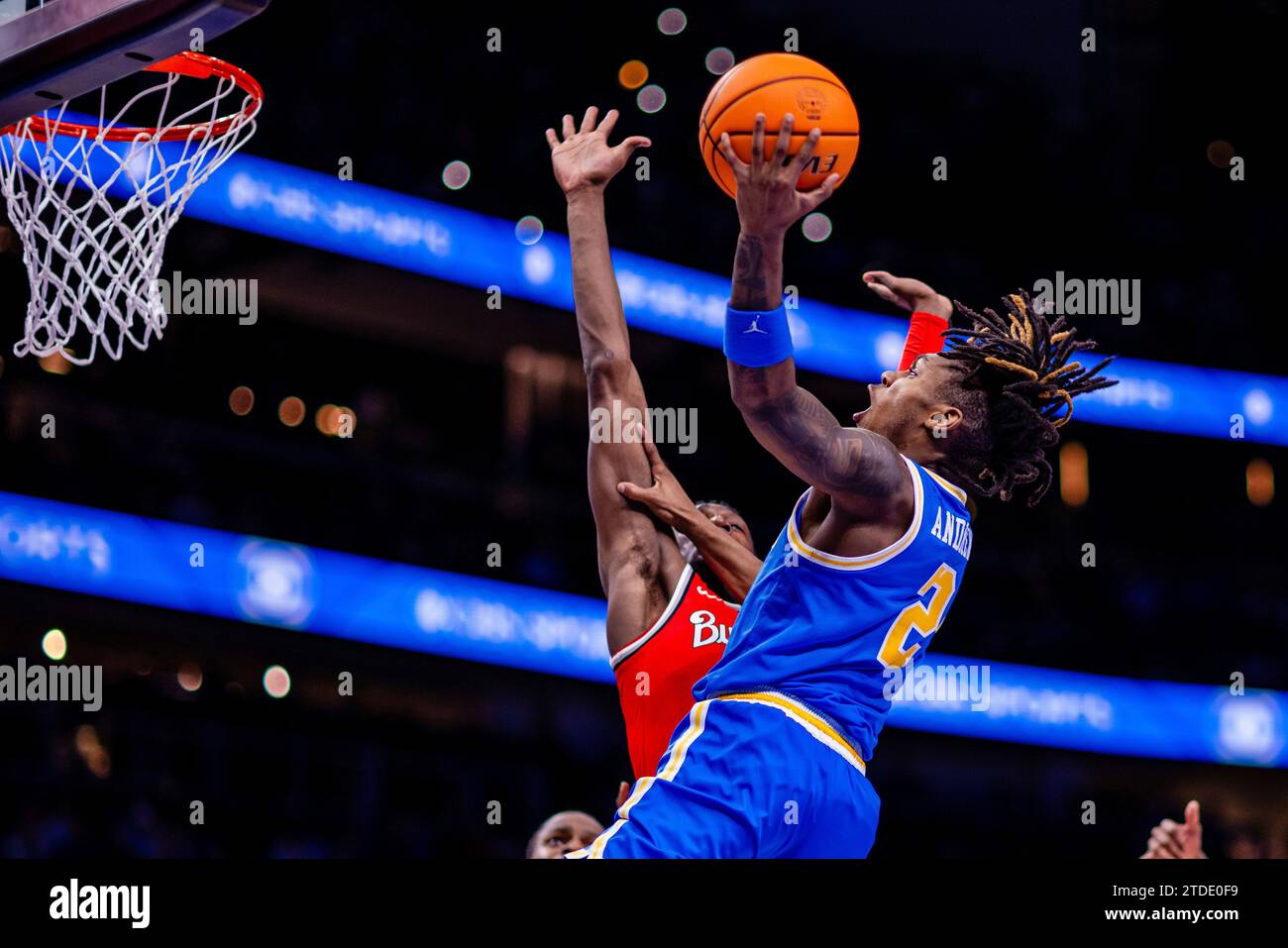 December 16, 2023: UCLA Bruins guard Dylan Andrews (2) shoots on Ohio ...