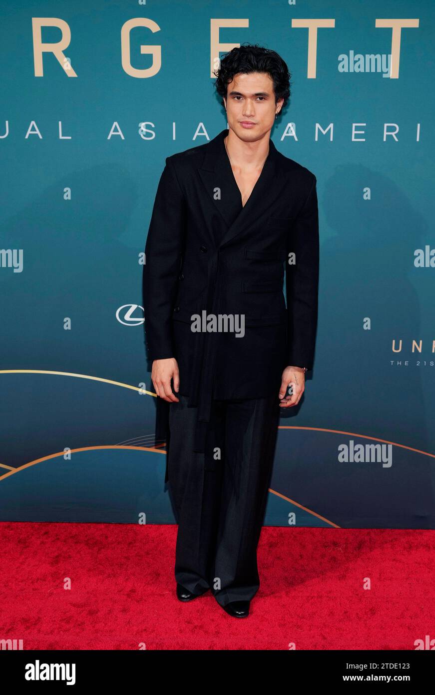Actor Charles Melton poses at the 21st Annual Asian American Awards at ...
