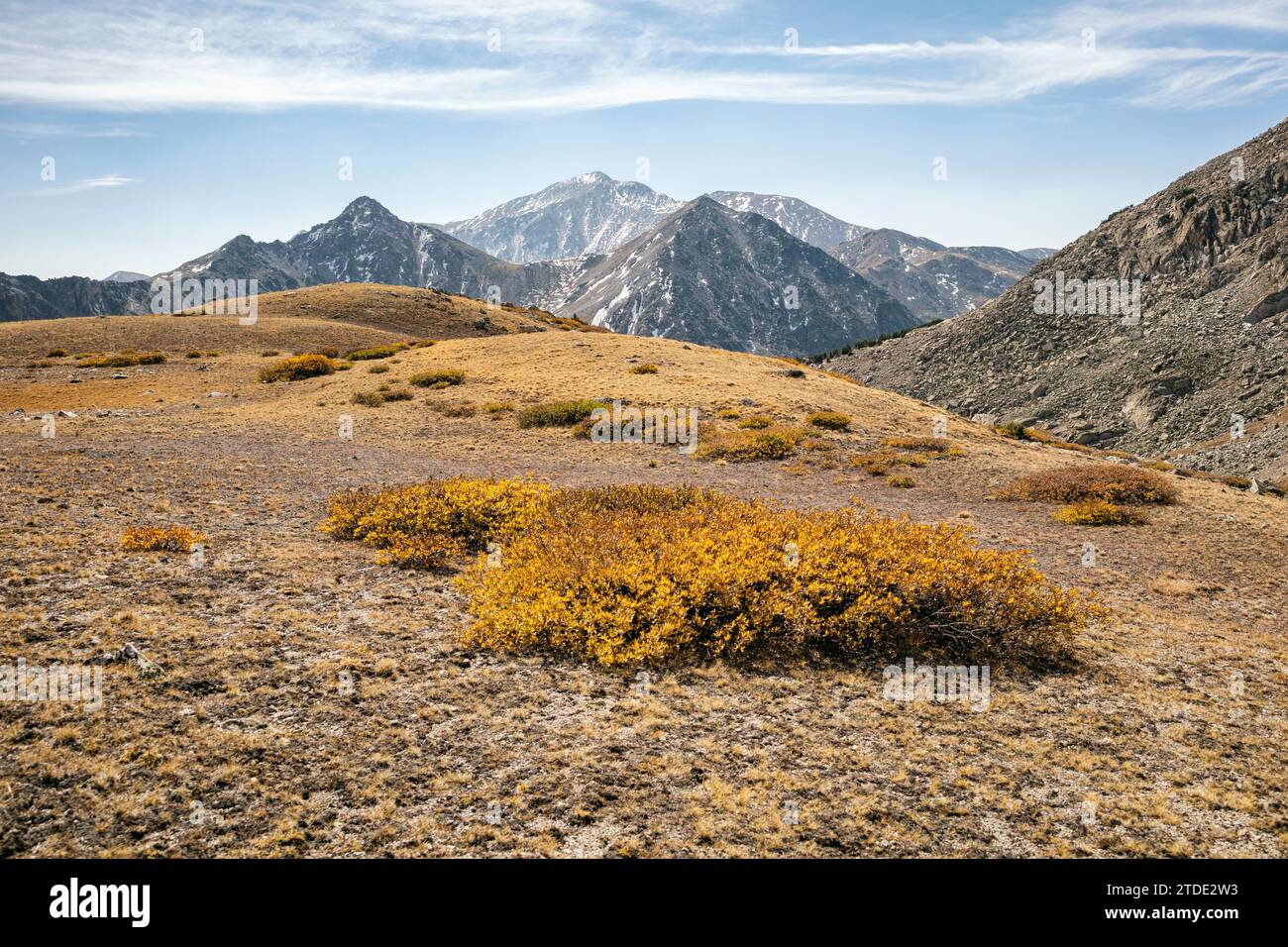 Mount Yale with birthday Peak in the front, Colorado Stock Photo - Alamy
