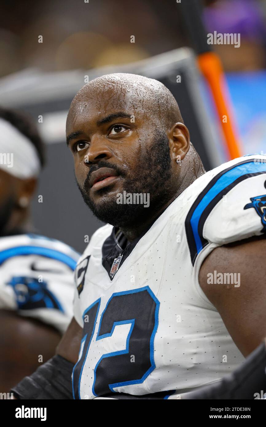 Carolina Panthers offensive tackle Taylor Moton (72) during an NFL ...