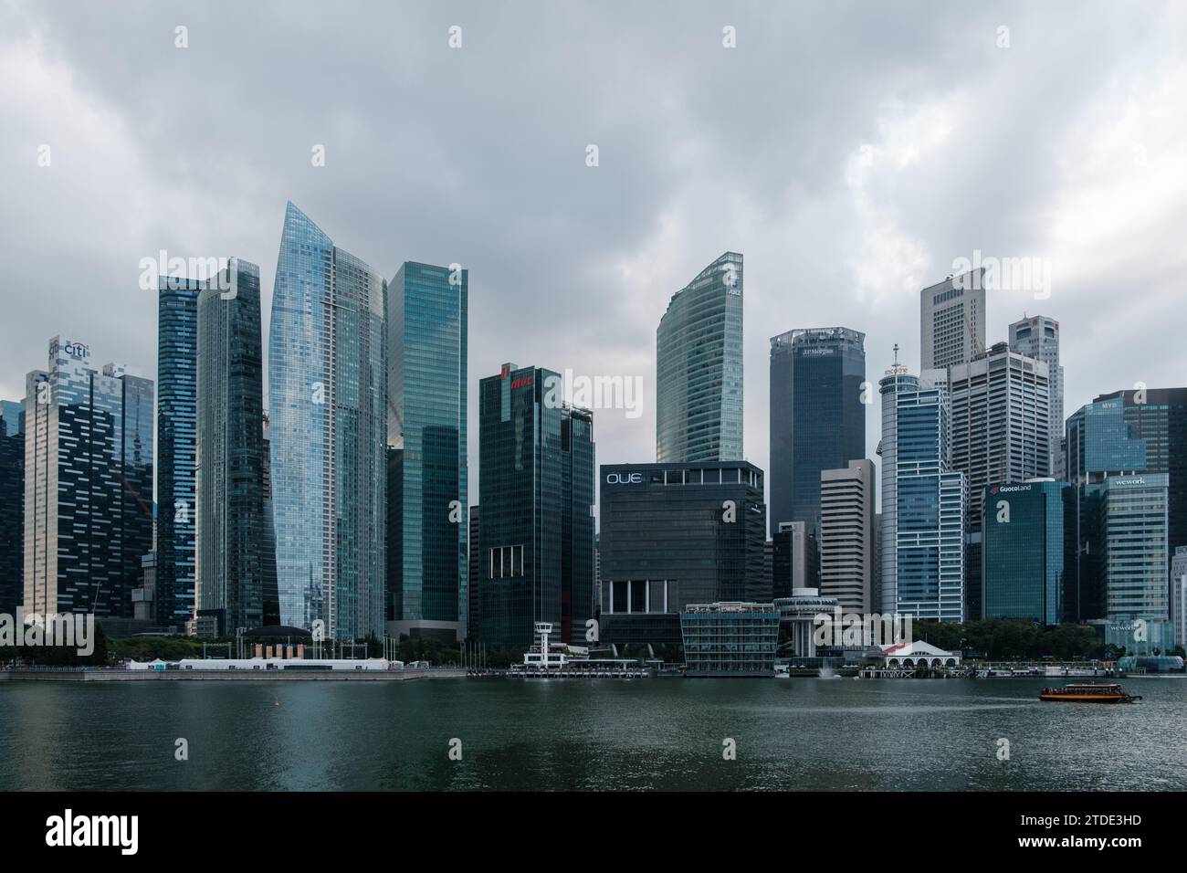 Singapore City High-Rise Skyline Stock Photo - Alamy