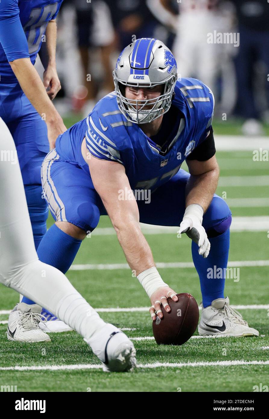 Detroit Lions center Frank Ragnow (77) during the second half of an NFL ...
