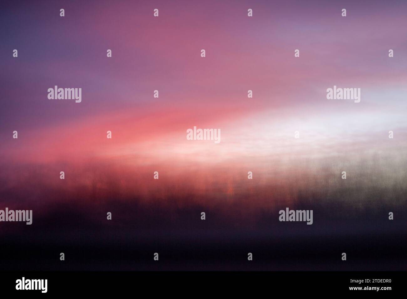 Ethereal Abstract Landscape during Sunset Stock Photo - Alamy