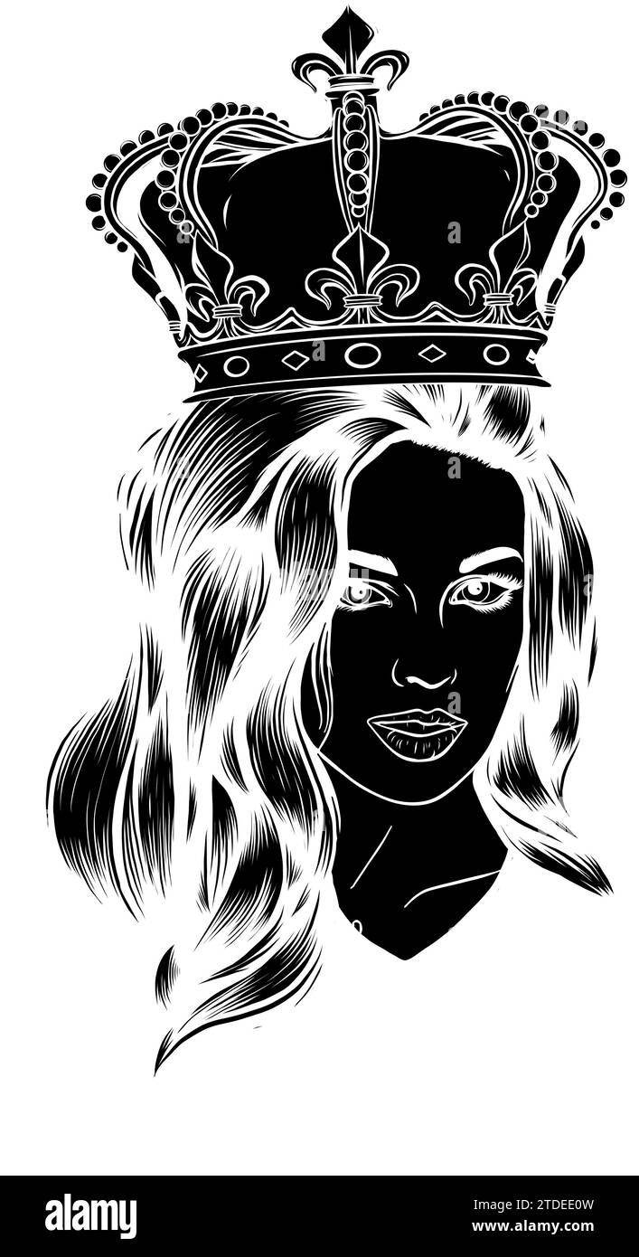 Hair pendant Black and White Stock Photos & Images - Alamy