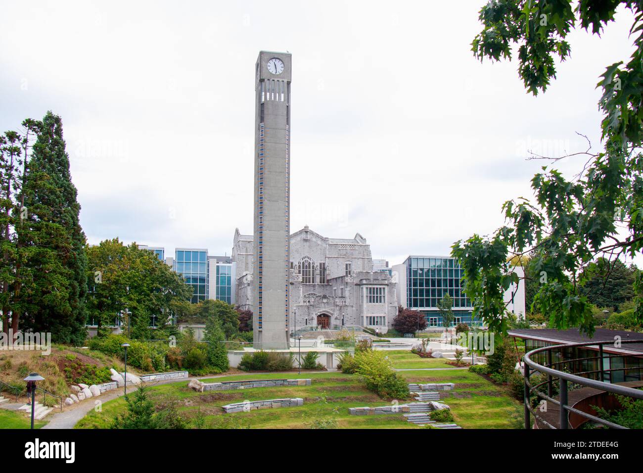 Vancouver, Canada - September 3,2021: View of UBC Clock Tower and ...