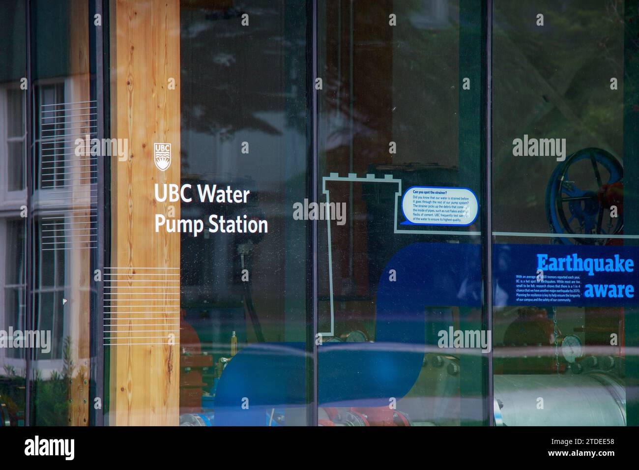 Vancouver, Canada - September 3,2021: View of UBC Water Pump Station ...