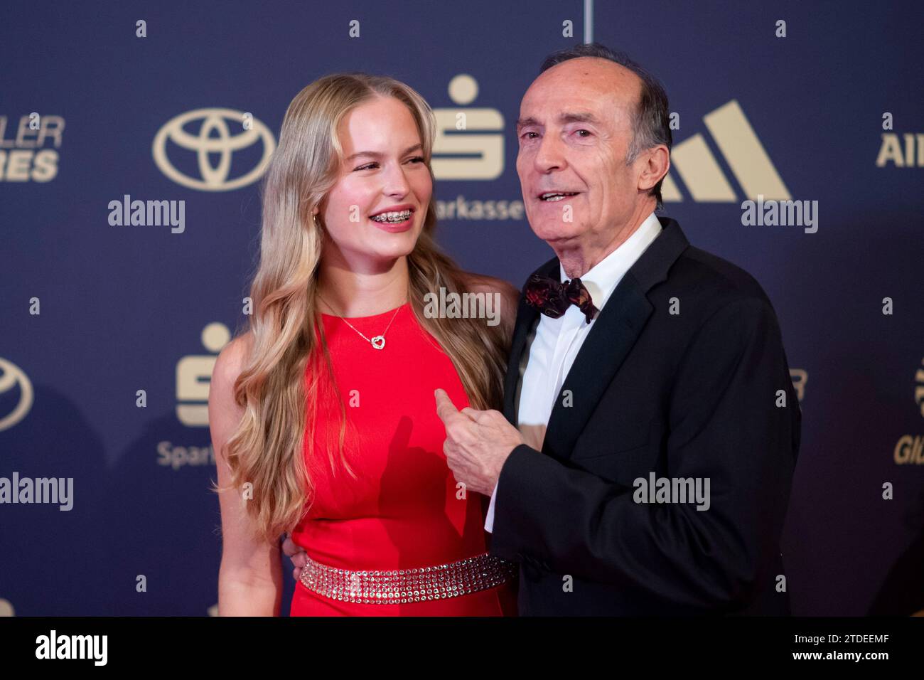 Sophia Gienger (Eiskunstlauf) mit Opa Eberhard Gienger (Turner, CDU ...