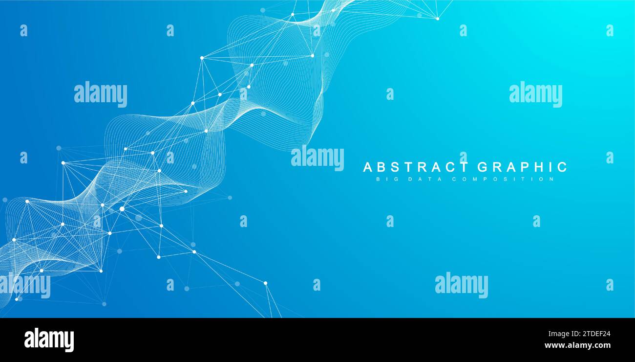 Global network connection banner design template. Header social network ...