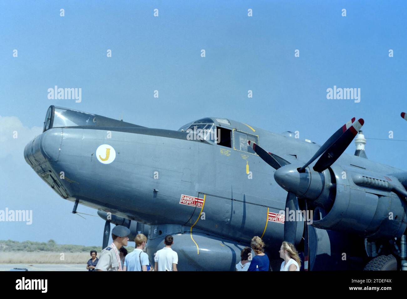 Royal Air Force Avro Shackleton MR2 AEW aircraft on display at RAF ...