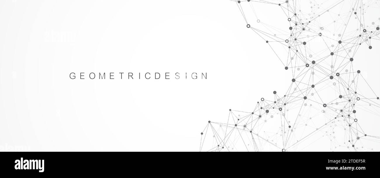 Global network connection banner design template. Header social network ...