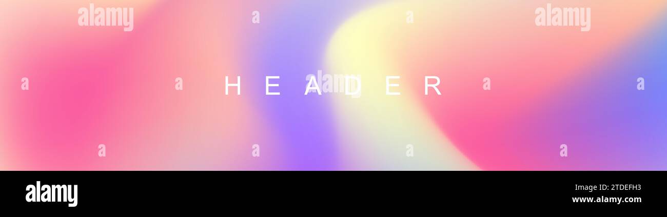 Abstract pastel gradient header background. Innovation header ...
