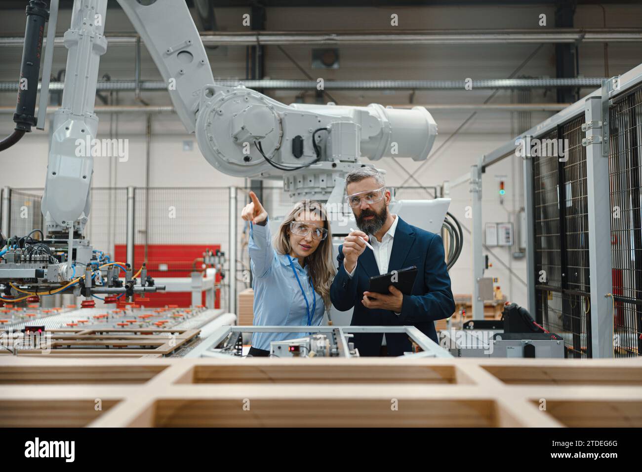 Modern factory female project manager hi-res stock photography and ...