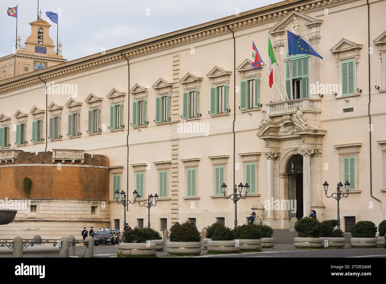 Quirinal balcony hi-res stock photography and images - Alamy