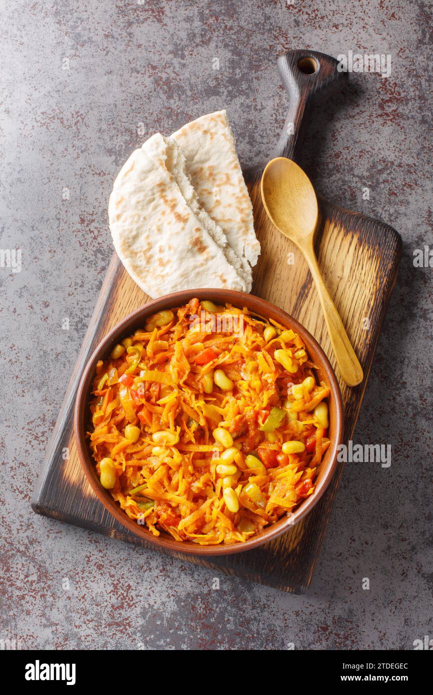 Chakalaka is a South African vegetable relish usually spicy, that is ...