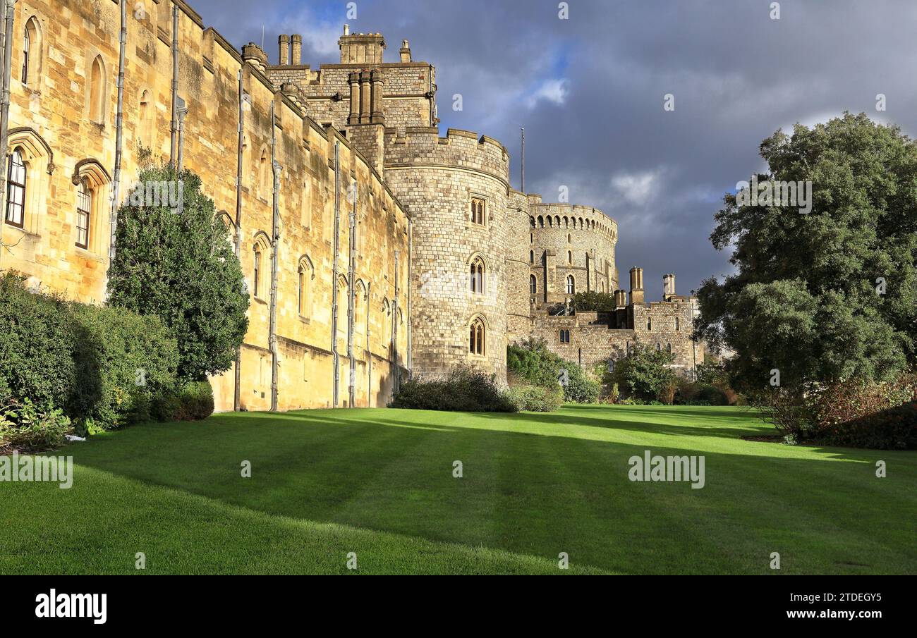 Windsor Castle the Berkshire residence of King Charles III Stock Photo ...