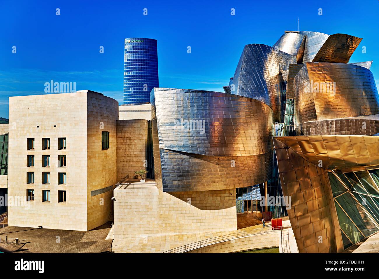 Bilbao Biscay Spain. Guggenheim Museum Stock Photo - Alamy
