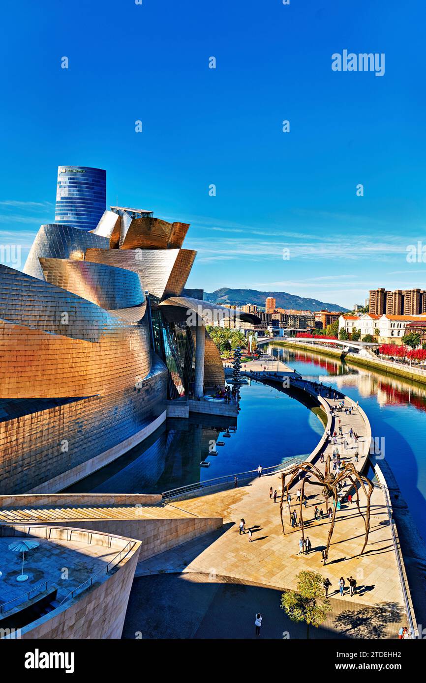 Bilbao Biscay Spain. Guggenheim Museum Stock Photo - Alamy