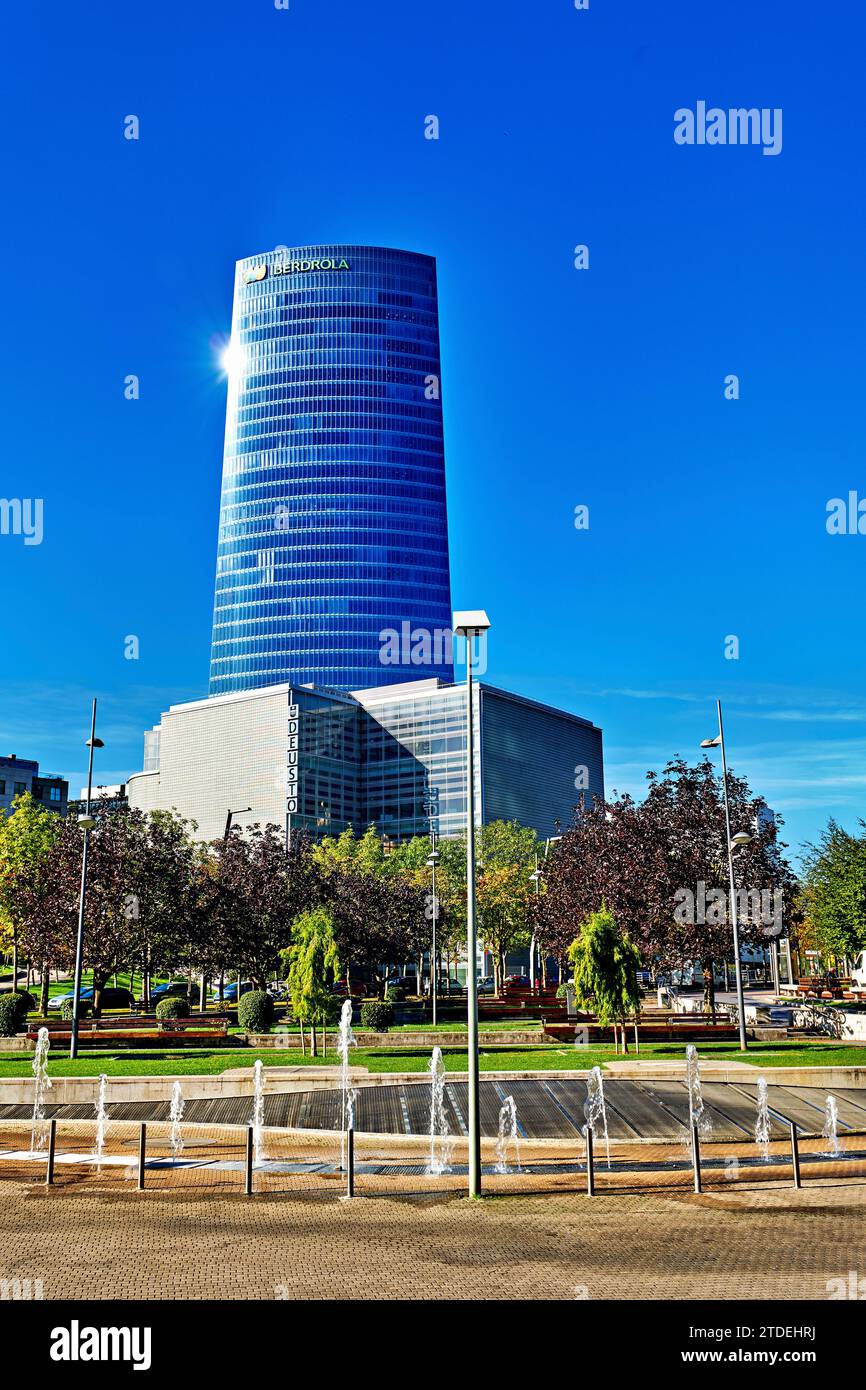 Bilbao Biscay Spain. Corporate headquarters downtown Stock Photo - Alamy
