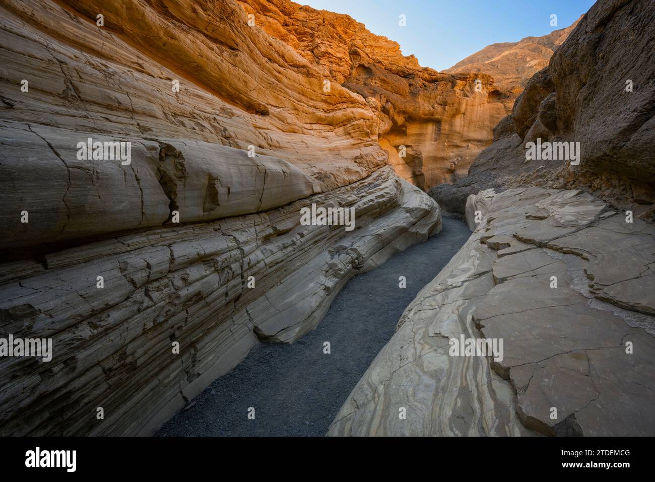 Mosaid Canyon Trail in Death Valley National Park, California Stock ...
